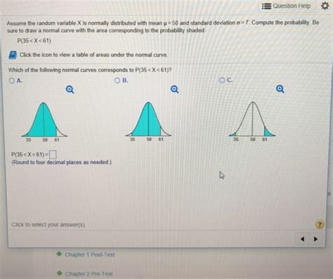 solved assume the random variable x is normally distributed