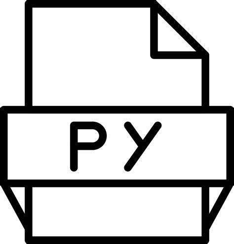 py file format icon 15825508 vector art at vecteezy