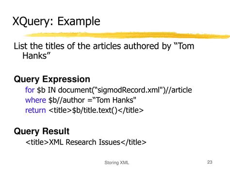 Ppt Storing Xml Powerpoint Presentation Free Download Id362350