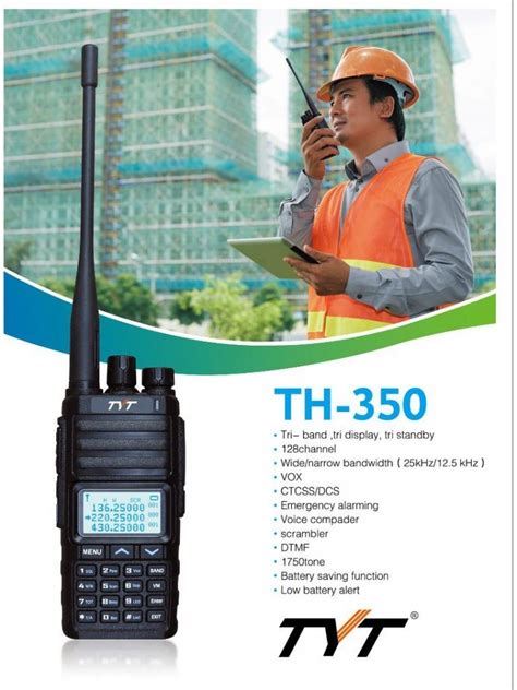 TYT TH-350 – Nuevo talky Tribanda – EA1URO.COM