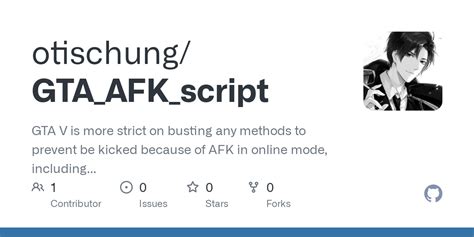 GitHub Otischung GTA AFK Script GTA V Is More Strict On Busting Any Methods To Prevent Be