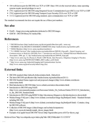 Dicom Standard Wikipedia PDF