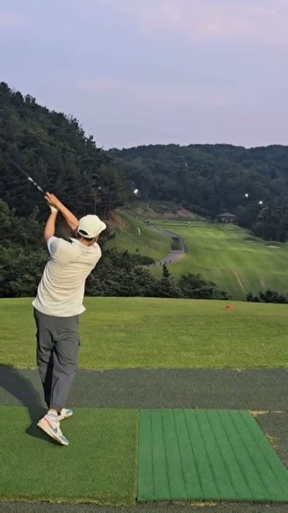 안성 윈체스트cc 야간 골프클래식코스 4 Par4 Golf Golfswing 드라이버스윙 골프 야간라운드 경기