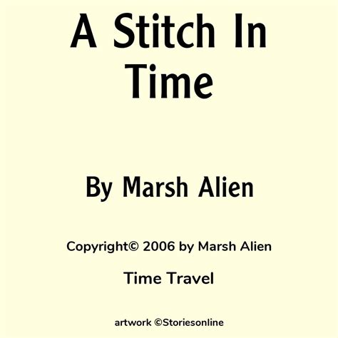 A Stitch In Time Time Travel Sex Story