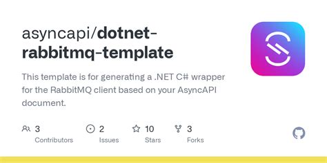 github asyncapi dotnet rabbitmq template this template is for