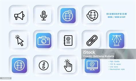 앱 설정 아이콘입니다 메가폰 발표 마이크 지리적 위치 네비게이터 전화 커서 카메라 이메일 링크 체인 정보 손 컴퓨터 에서 기술