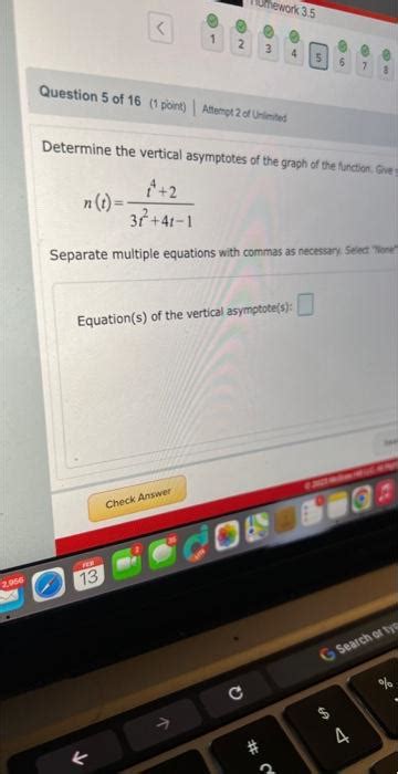 Solved Determine The Vertical Asymptotes Of The Graph Of The Chegg