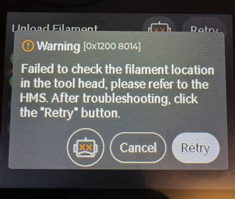 qr code for error — unsupported link r bambulab