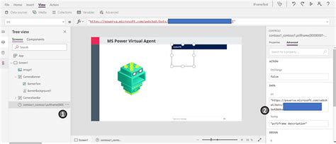 add an ms power virtual agent to a canvas app in power apps with pcf
