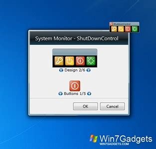 Shutdown Control Windows Desktop Gadget