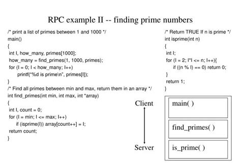 Ppt Rpc Example Ii Finding Prime Numbers Powerpoint Presentation