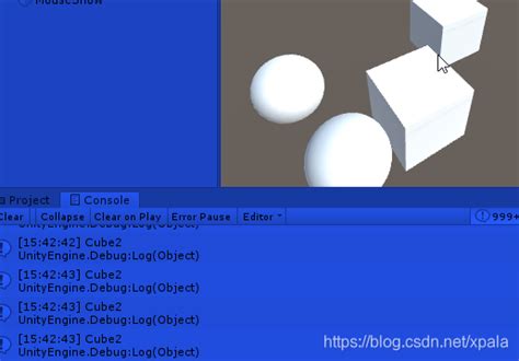 Unity 3d发射射线来判定鼠标点击物体unity 3d检测鼠标下的物品 Csdn博客