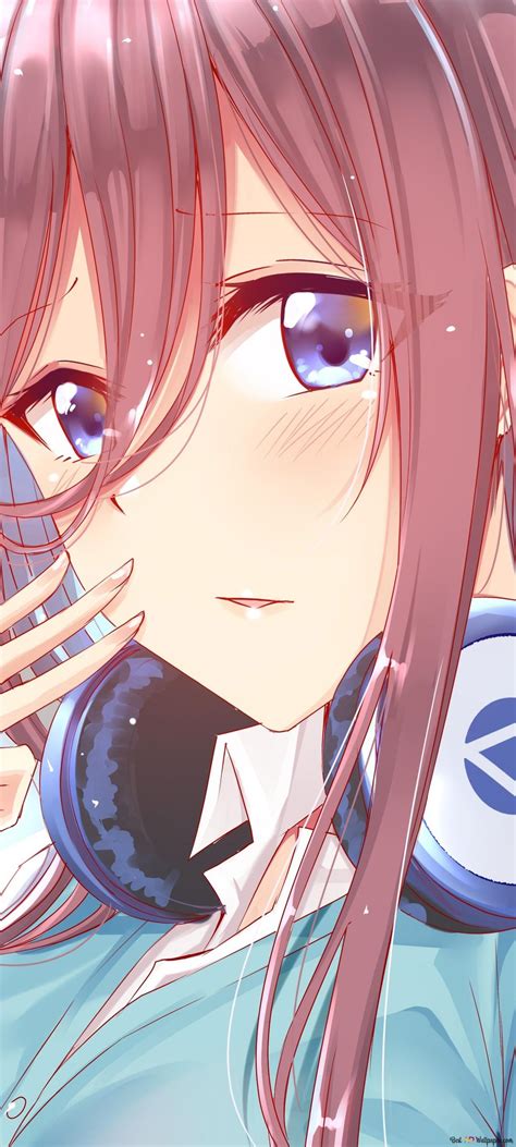 The Quintessential Quintuplets Miku Nakano With Headphones 2k