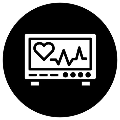 Premium Vector Cardiogram Vector Icon Design Illustration
