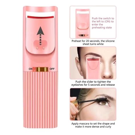 속눈썹고데기 온열 속눈썹 컬러 Usb 충전식 전기 내추럴 컬링 24 시간 지속 티몬