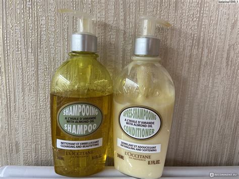 Нежный шампунь для волос L`Occitane Миндаль - «Само великолепие 😍» | отзывы