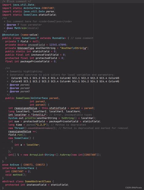 jet brains idea 自用自改的 monokai pro 主题分享 idea设置monokai主题 csdn博客