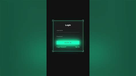 Neon Login Form Using Html Css Shorts Webdevelopement Loginform Youtube Frontend