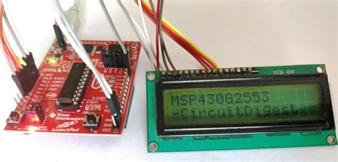 Interfacing Lcd With Msp430g2 Launchpad Diy Electronics Lcd Interfacing