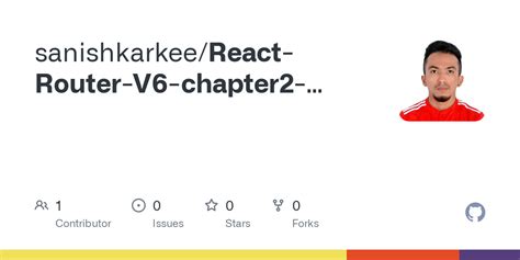 Github Sanishkarkeereact Router V6 Chapter2 Nested Routing