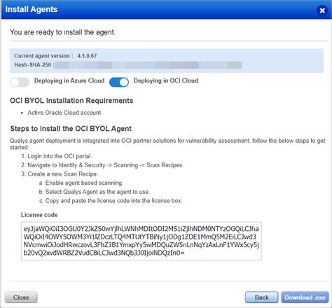 Install Oci Byol Agent