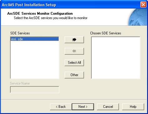 Arcsde Services Monitor