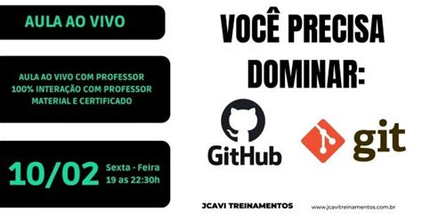Curso Git E Github Ao Vivo Com Professor Online Sympla