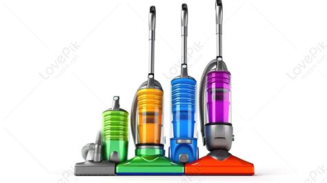 3d 렌더링 흰색 배경에 세련된 디자인을 갖춘 에너지 효율적인 진공 청소기 효율적 배경 청소기 배경 에너지 배경 이미지 Hd 효율적 청소기 에너지 배경 사진