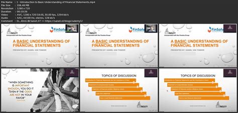 Basic Understanding Of Financial Statements Course Softarchive