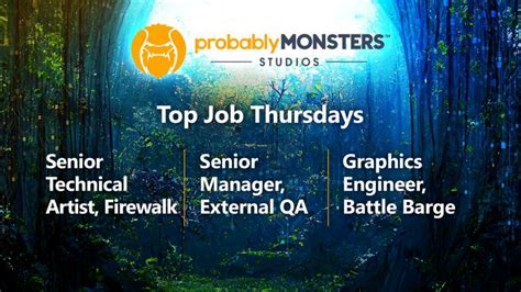 probablymonsters on linkedin gamedevjobs probablymonsters