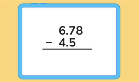 Subtracting Decimals Definition Examples And Formulas DoodleLearning