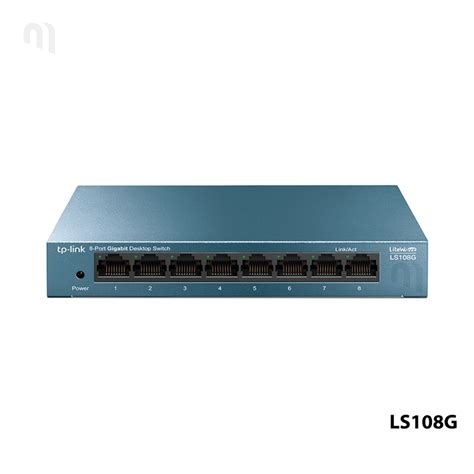 Switch No Administrable Gigabit Tp Link Ls108g De 8 Puertos 10 100 1000 Mbps Acero