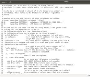 MySQL Dump How To Dump MySql Server With Examples