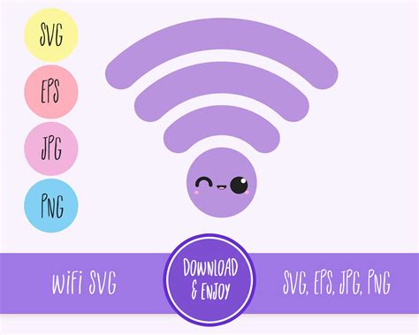 Wifi SVG Wifi Sign SVG Layered For Easy Use Svg Eps Etsy