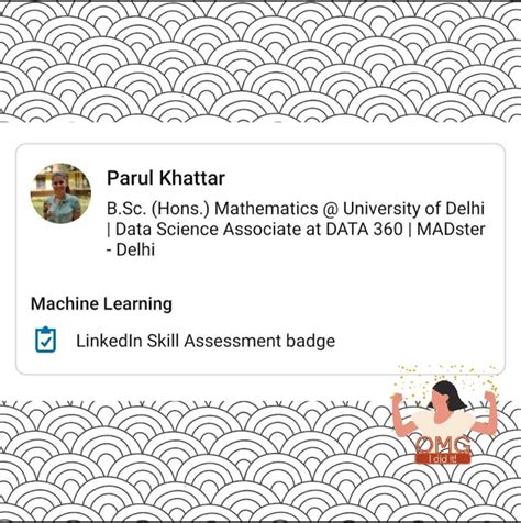Linkedinskillassessment Machinelearning Learning Datascience Parul Khattar