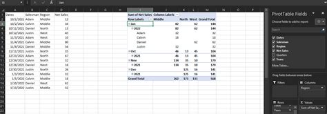 calculated item in pivot table error when field is grouped microsoft qanda