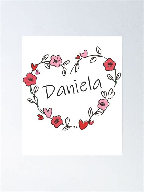 Daniela Poster By Oleo79 Redbubble