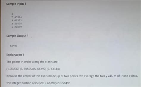 Solved We Are Given A List Of 2 D Points A 2 D Point Has