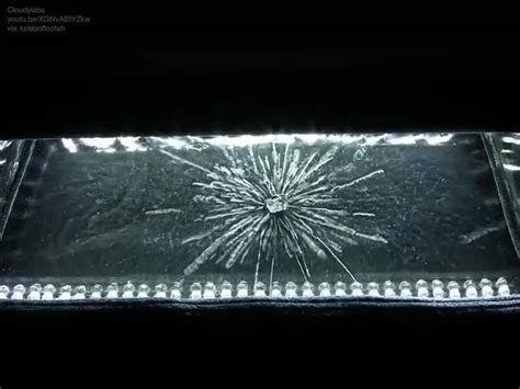 Cloud Chamber Shows Radioactive Decay Of Uranium 238 In Uraninite And