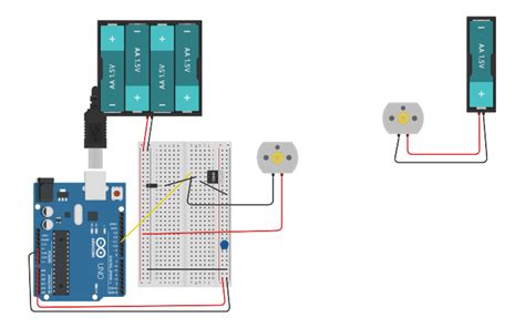 Circuit Design Single Direction Dc Motor Tinkercad