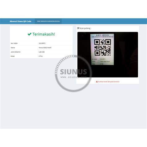 Jual Program Aplikasi Absensi Siswa Dengan QR Code Dan Webcam Shopee Indonesia