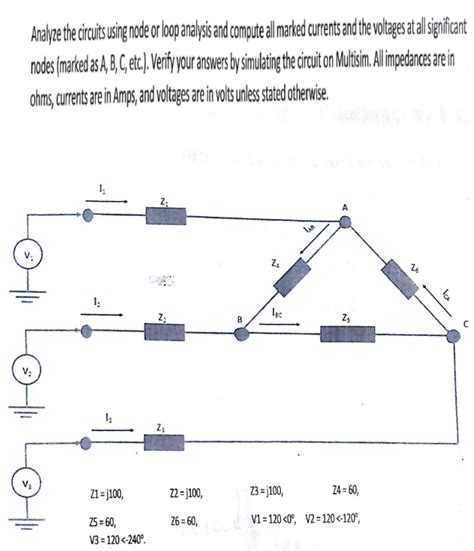 Solved Analyze The Circuits Using Node Or Loop Analysis And