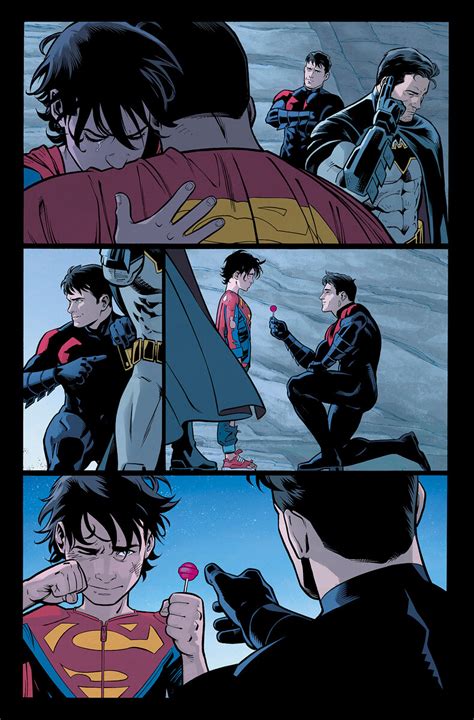 Comic Excerpt Dick Grayson And Jon Kent Nightwing R Dccomics