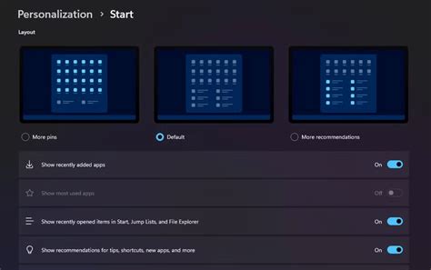 het startmenu aanpassen om beter door windows 11 te navigeren