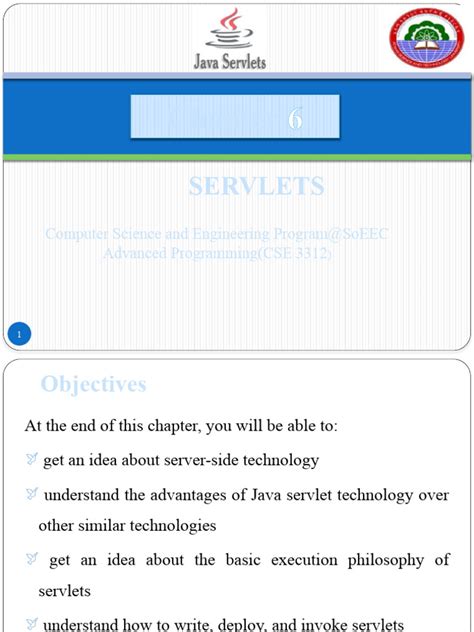 Chapter 6 Servlets Pdf