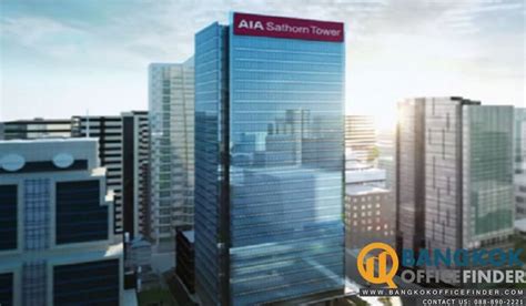 เช่าออฟฟิศ Aia Sathorn Tower อาคาร เอไอเอ สาทร ทาวเวอร์