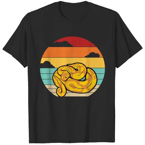 Python Lover Retro Snake Owner Snake Lover Pythonidae Banana Ball Python T Shirts Sold By