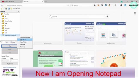 How To Open Any Program Using Imacros Imacros Javascript For Opening