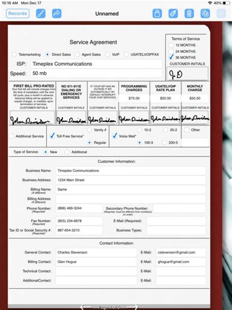 Forms That Require Multiple Signatures Formconnections