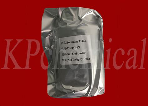 High Purity Tellurium Dioxide Teo2 Cas 7446 07 3 For Infrared Window